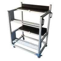 Quality Aluminum Alloy NXT Storage Feeder Cart For FUJI NXT Electric Feeder Charmhigh SMT Machines for sale