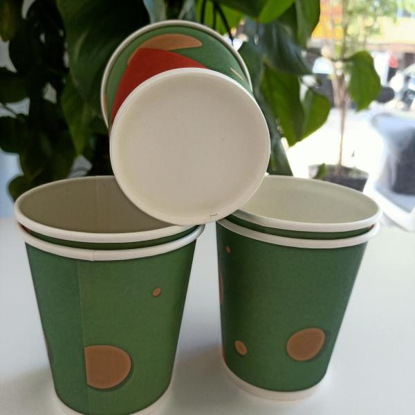 Quality Animal Design Customized Cold Cup Without PE Coated E-Friendly Disposable Paper for sale