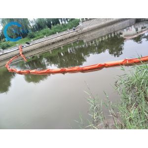 Quality Chains Installed Silt Curtain Anti Corrosion Flame Retardant for sale
