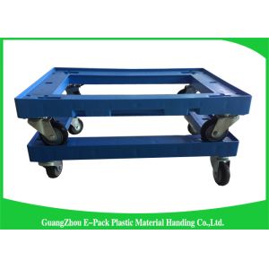 Quality Collapsible Heavy Duty Dolly , Moving Equipment Dolly Plastic Frame With PU for sale