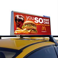 Quality Outdoor Creative LED Display Screen Digital Taxi Top LED Sign for sale