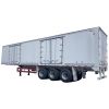 china Design CIMC HUAJUN 3 Axles Aluminium Alloy Cargo Box Semi Trailer for 50 Ton