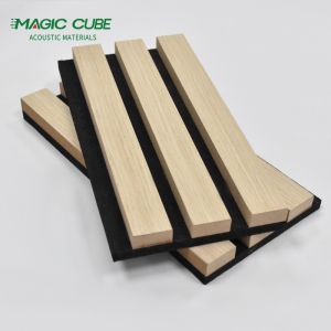 Quality High Performance Wood Slat Acoustic Panels For Living Room Eco Friendly for sale
