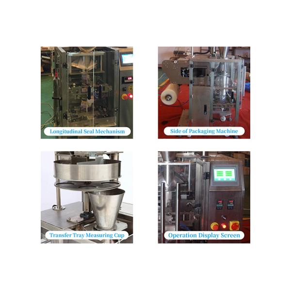 Quality Weighing Snack Filling Food Pouch Packing Machine 330ml 60HZ PLC Control for sale