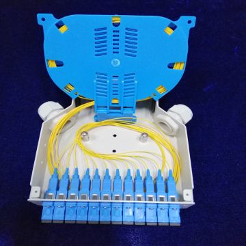 Quality Singlemode SC UPC Ftth Termination Box , Fiber Optic Distribution Box for sale