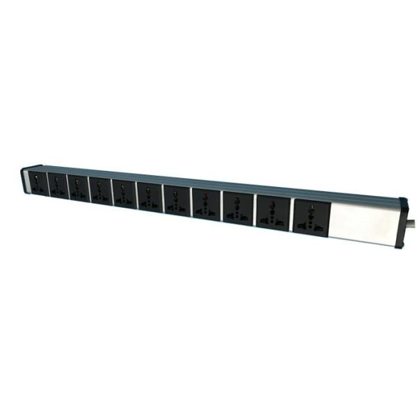 Quality Multifunction 11 Jack International Universal Outlet Power Strip , IEC320 Plug for sale