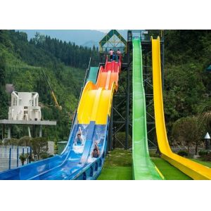 Quality Hotel And Resort Fiberglass High Speed Water Slide for sale