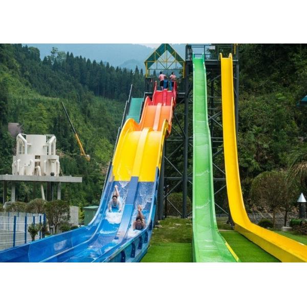 Quality Hotel And Resort Fiberglass High Speed Water Slide for sale