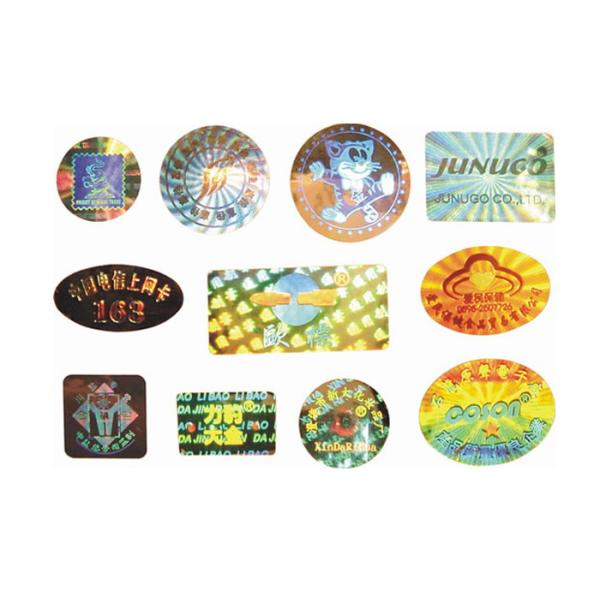 Quality Offset Printing High Security Printing , 3D Hologram Sticker For Custom Logo for sale