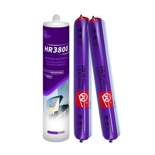 Quality MH3800 Structural Sealant 310ml Industrial Oem Clear Color Mold Resistant for sale