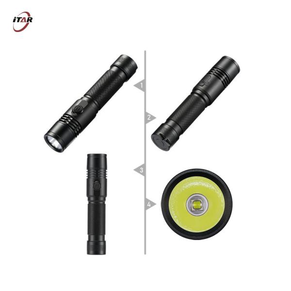 Quality Mini Powerful Energy Efficiency Magnetic Convenient EDC Flashlight 1200 Lumens for sale