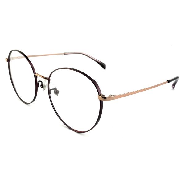 Quality FM2597 Durable Lightweight Metal Spectacles Frames Unisex Optical Round Eyewear for sale