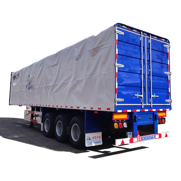 Quality CIMC HUAJUN Side Curtain Semi Trailer Truck Trailer Steel 13750*2500 CN HEN 50ton Ce for sale