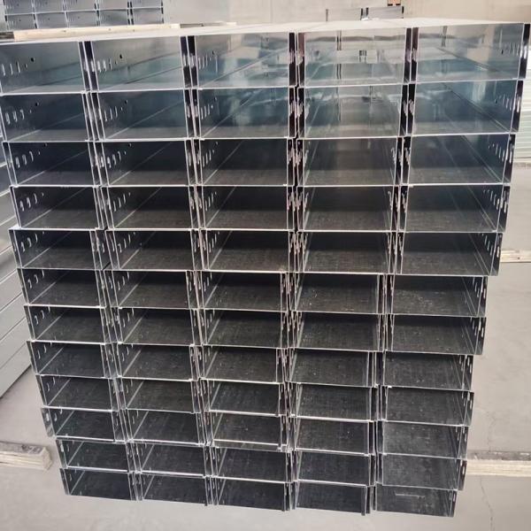 Quality Steel Galvanized Ventilated Trough Cable Tray Non Standard Customized Spray for sale