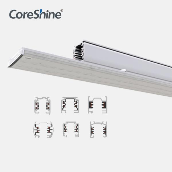 Quality CE 3 Wire Rail Pendant Lights , 18W Track Lighting For Retail Stores for sale