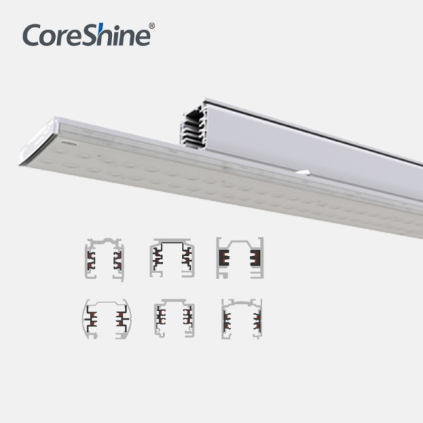 Quality CE 3 Wire Rail Pendant Lights , 18W Track Lighting For Retail Stores for sale