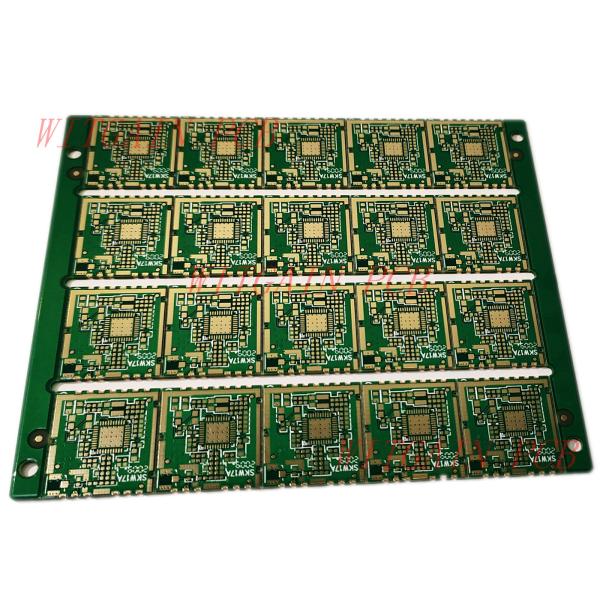 Quality Four Layer Half Hole PCB Printed Circuit Board Finished Thickness 0.8MM for sale
