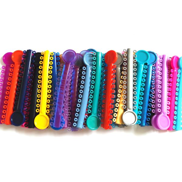 Quality ISO Standard Colorful Elastics Ligature Rings for Comfortable Orthodontic Treatment for sale