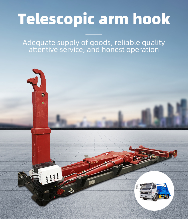 Bushfire zone hooklift system front view