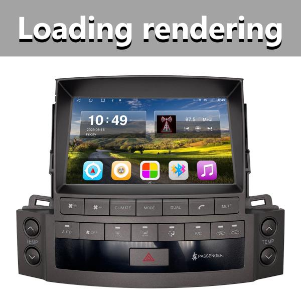 Quality 9 Inch Android Auto Unit For 2009-2011 Lexus LX570 Middle Configuration for sale