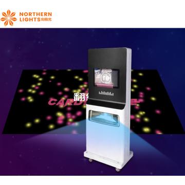 Quality 5000lm Mobile Interactive Floor Projector 1920*1200 For Business Street for sale