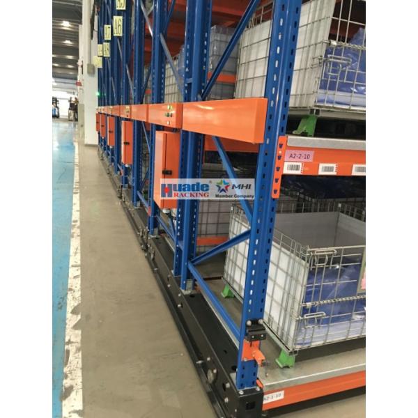 Quality Industrial Electric Mobile Racking System With Motorized Chassis Heavy Duty for sale