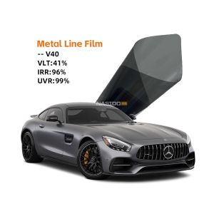 Quality NASIDO V40 Metallic Window Film UV Blocking Privacy Protection Lightweight for sale