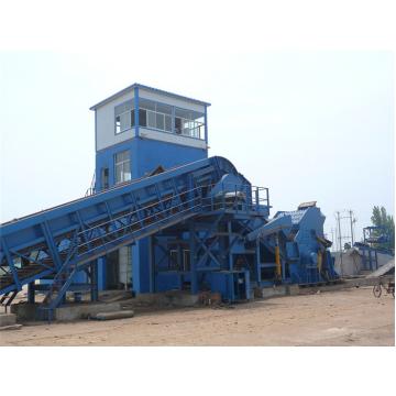 Scrap Steel Shredder Machine / Flattened Metal Recycling Shredder Plc Operation