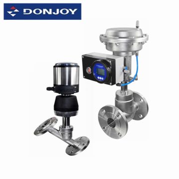Quality Stainless Steel Pneumatic Actuator Valve For Aseptic Regulating With Controller for sale