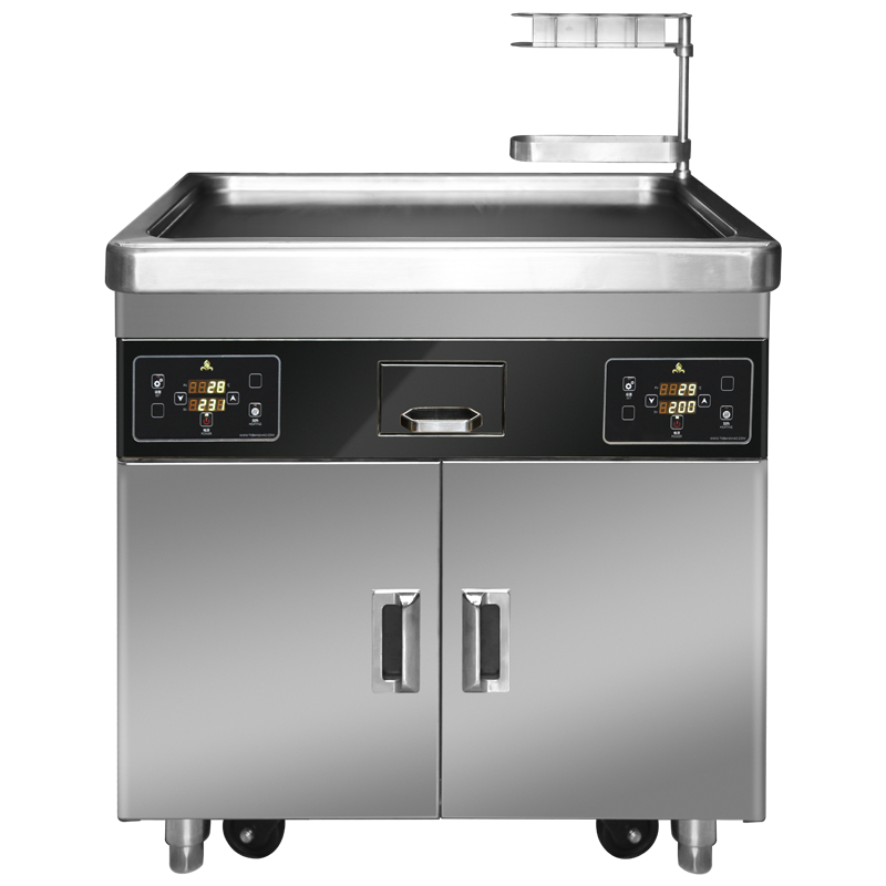 Commercial Teppanyaki Grill Table front view