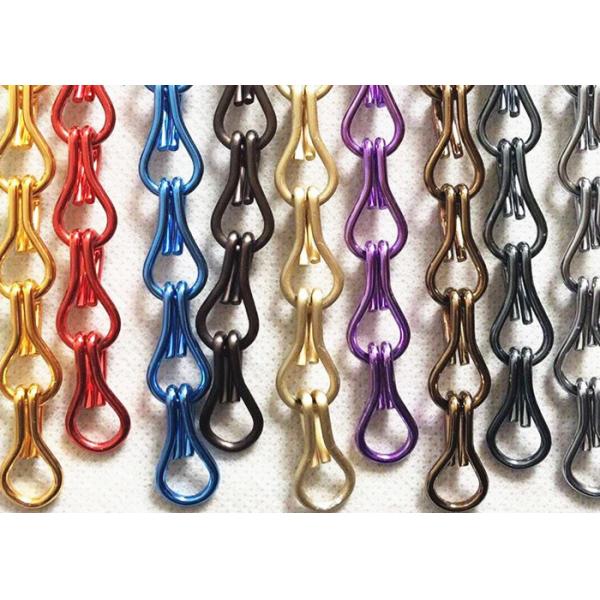 Quality Aluminum Hook Link Drapery For Architecture Outside Designs for sale