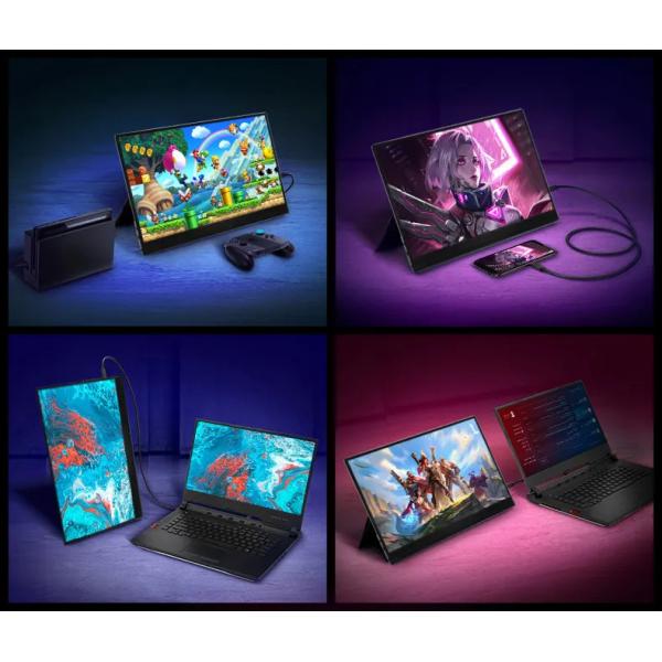 Quality 1080P WIFI Mobile USB IPS Display 4K 144hz Portable Monitor With Battery 15 for sale