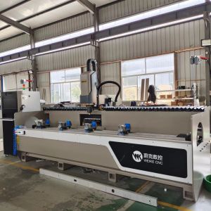 Quality 3000mm Automatic Tool Change 3+1 Axis Aluminium Profile CNC Machining Centres for sale