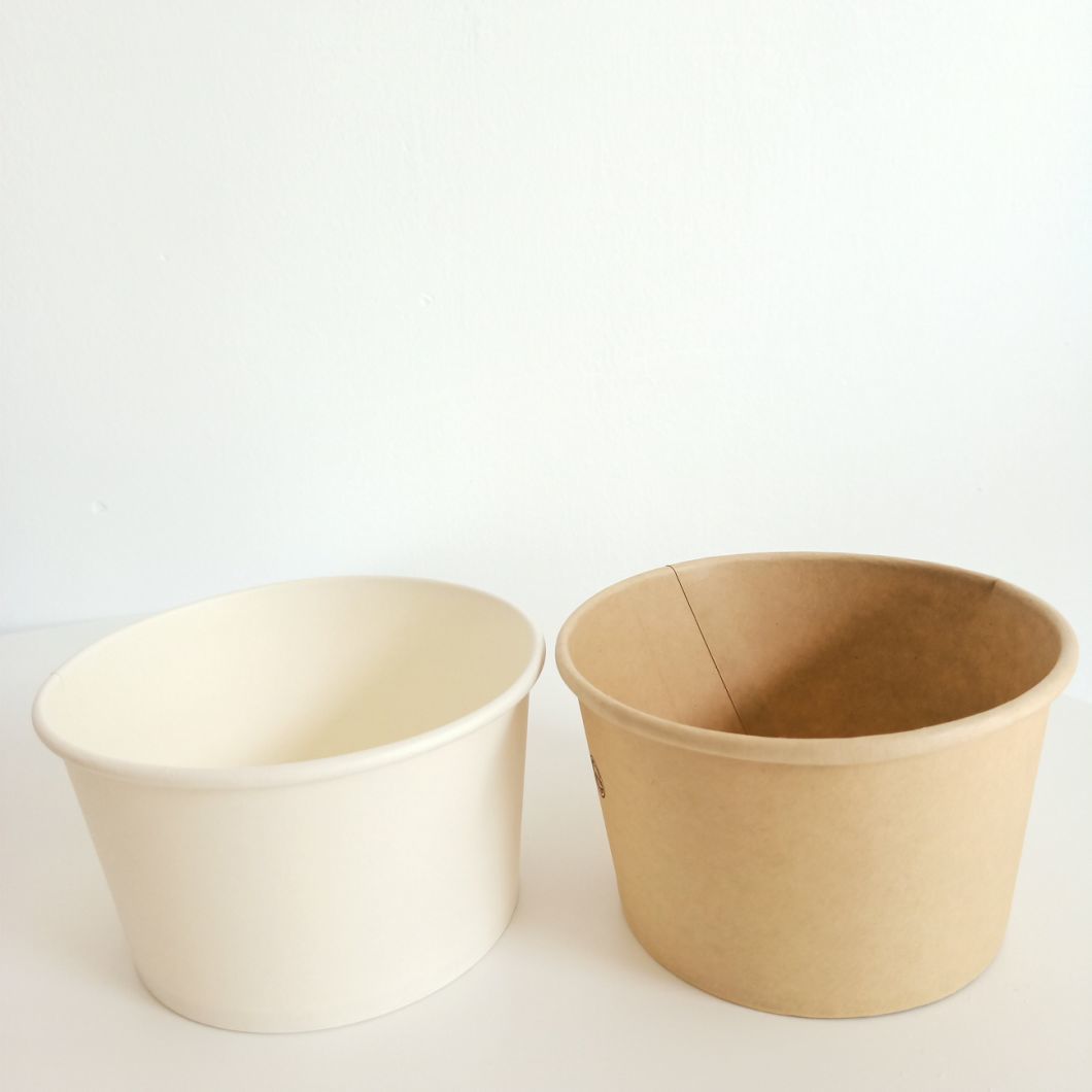 Factory Wholesale Customized Various Size Eco Friendly Takeout Snack or Salad Paper Bowl