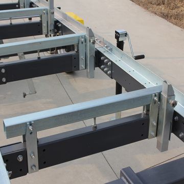 Quality 9HP Gasoline Engine Portable Horizontal Band Sawmill With 3.74*1.8*.17m for sale