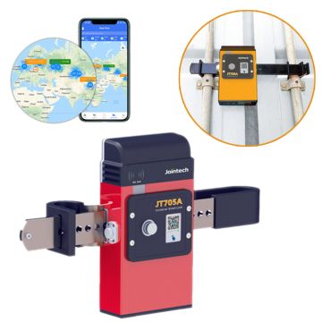 Quality Robust 4G Shipping Container GPS Locator Lock RFID Secure Smart GPS Tracking for sale