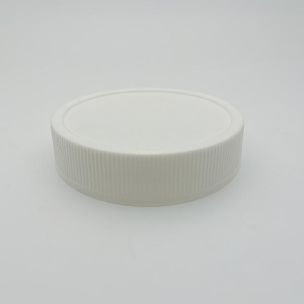 Quality White Plastic Mason Jar Lids , 95MM Twist Top Bottle Caps for sale
