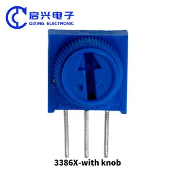 Quality 3386 Series Single Turn Potentiometer 10k Ohms Withstand Voltage 500V for sale