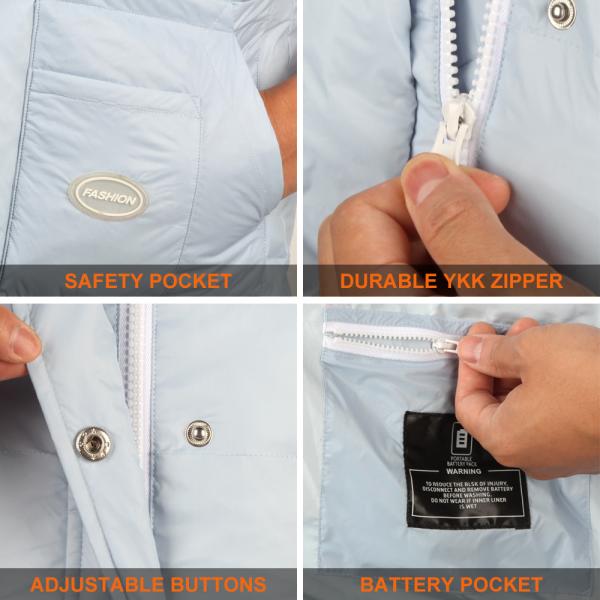 Quality Electronic Winter Heating Body Warmer 7.4V Rechargeable USB 5v for sale