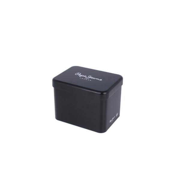 Quality Custom Watch Gift Box Printed Metal Tin Boxes with Hinged Lids Wholesale Tin for sale