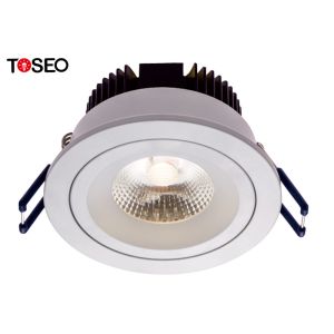 Quality Round 92mm Dimmable LED Downlights 10 Wattage For Meeting Room for sale