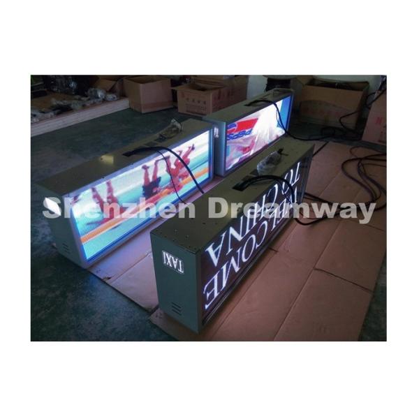 Quality P5 Outdoor SMD3528 Silver Taxi LED Display For Video Advertising for sale