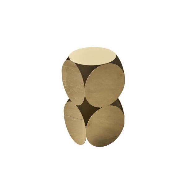 Quality Elegant Nordic Design Coffee Table , Aesthetic Stainless Steel Side Table for sale