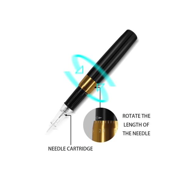 Quality Black Semi Permanent 3R Eyebrow Tattoo Machine With Touch Screen for sale