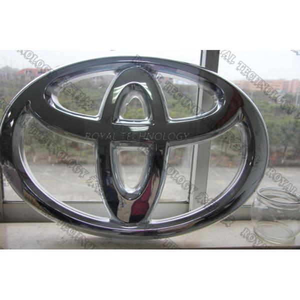 Quality Automotive Logo Board Vacuum Metalizing Services , UV Base and Top Coating High for sale