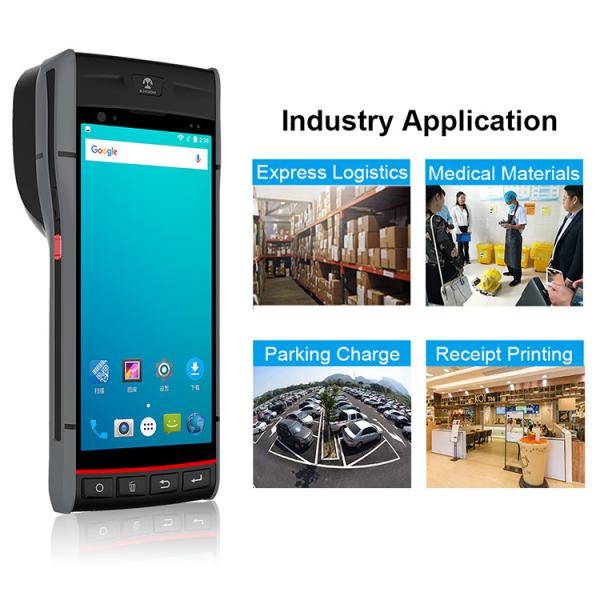 Quality Waterproof Android Handheld PDA Sticker Label Printer Device For Express for sale
