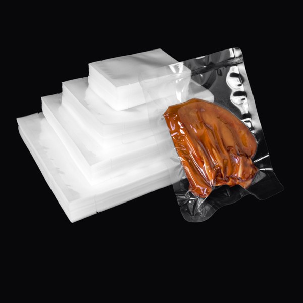 Quality Custom Print Vacuum Bag Transparent PET PA PE Plastic Bag Food Packaging Heat Shrink Vacuum Seal Bag for sale