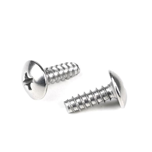 Quality Metal Sheet Self Tapping Screw 12mm with Phillips Drive and Round Head for sale