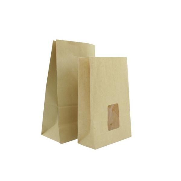 Quality Rectangular Bread Paper Bag Professional Used For Storage Cookies Snacks for sale