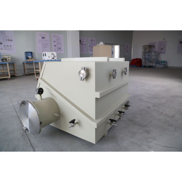 Quality Stainless Steel Nitrogen Glovebox Chemistry For Laboratory 2 Ports for sale